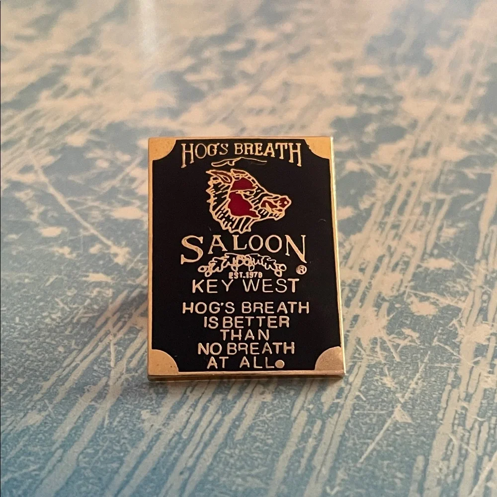 Vintage | Accessories | Vintage Hogs Breath Saloon Key West Pin | Poshmark